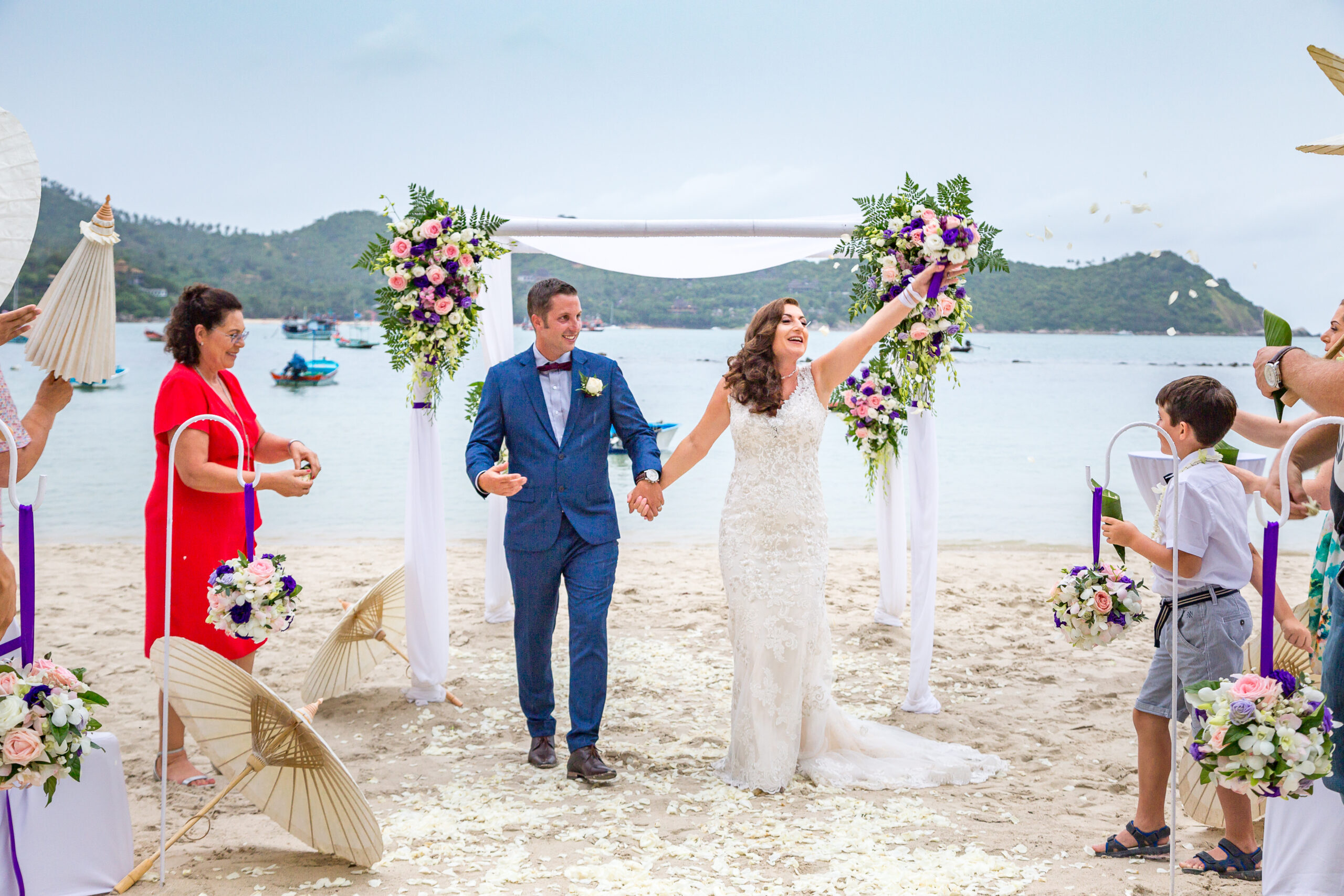 German Beach Wedding Ceremony | Phangan Weddings